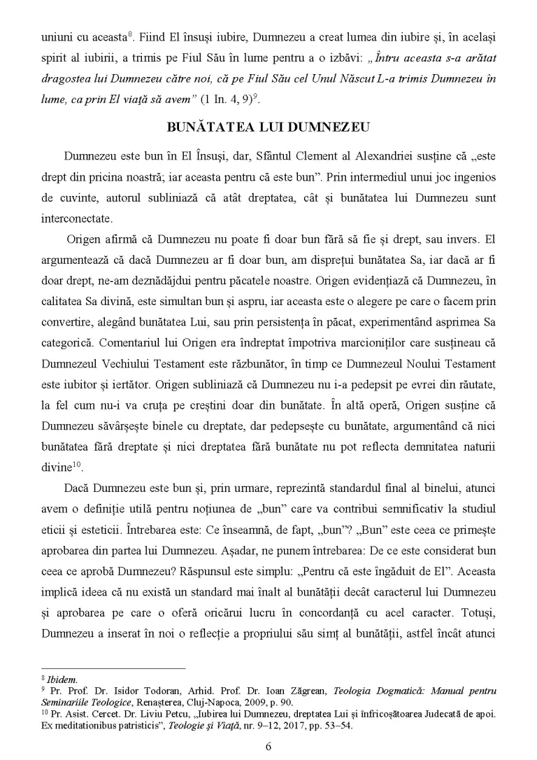 Atributele lui Dumnezeu - Iubirea și bunătatea - Seminar - Religie ...