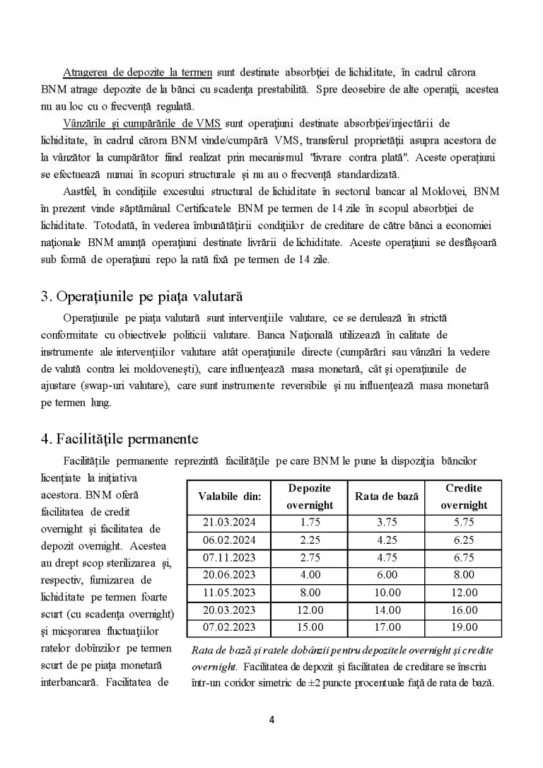Instrumentele politicii monetare - Referat 2024 - Economie #392794 ...