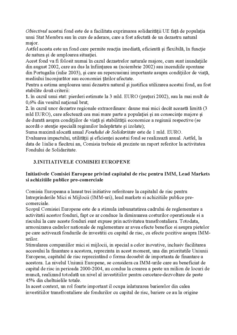 Instrumentele Politicii Regionale și România - Referat - Economie ...