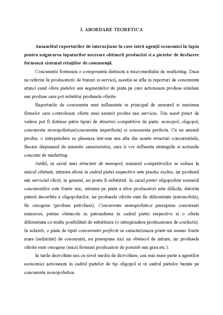 Analiza concurenței pe piața bancară - Proiect - Marketing #48535 ...