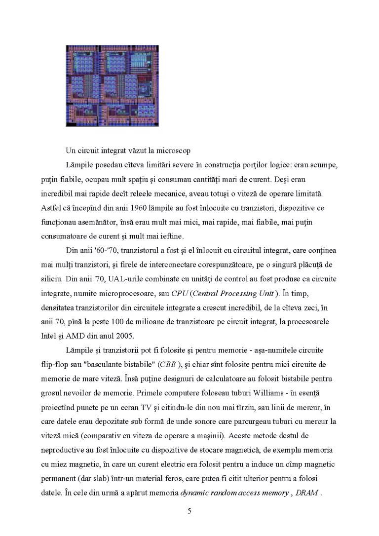 Evoluția computerelor de la calculatorul de birou la laptop - Referat ...