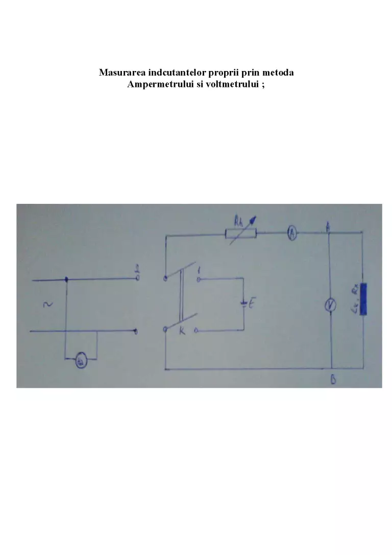 Aparate electrice de măsurat - Proiect - Electronică #55308 | RegieLive