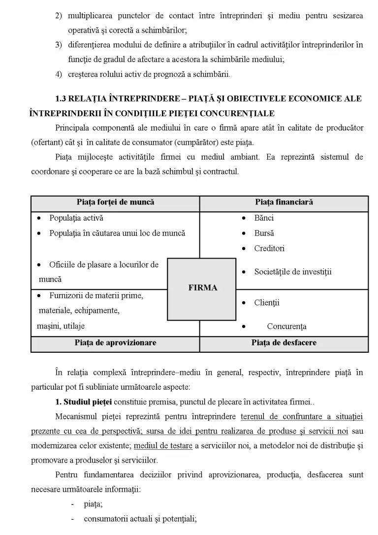 Economia și gestiunea întreprinderii - Curs - Economie #60516 | RegieLive