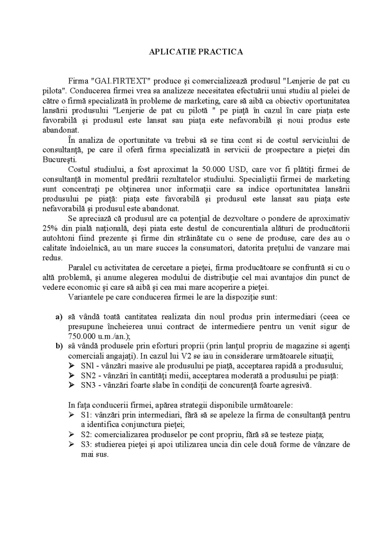 Aplicații la modelarea proceselor economice - Seminar - Economie #60991 ...