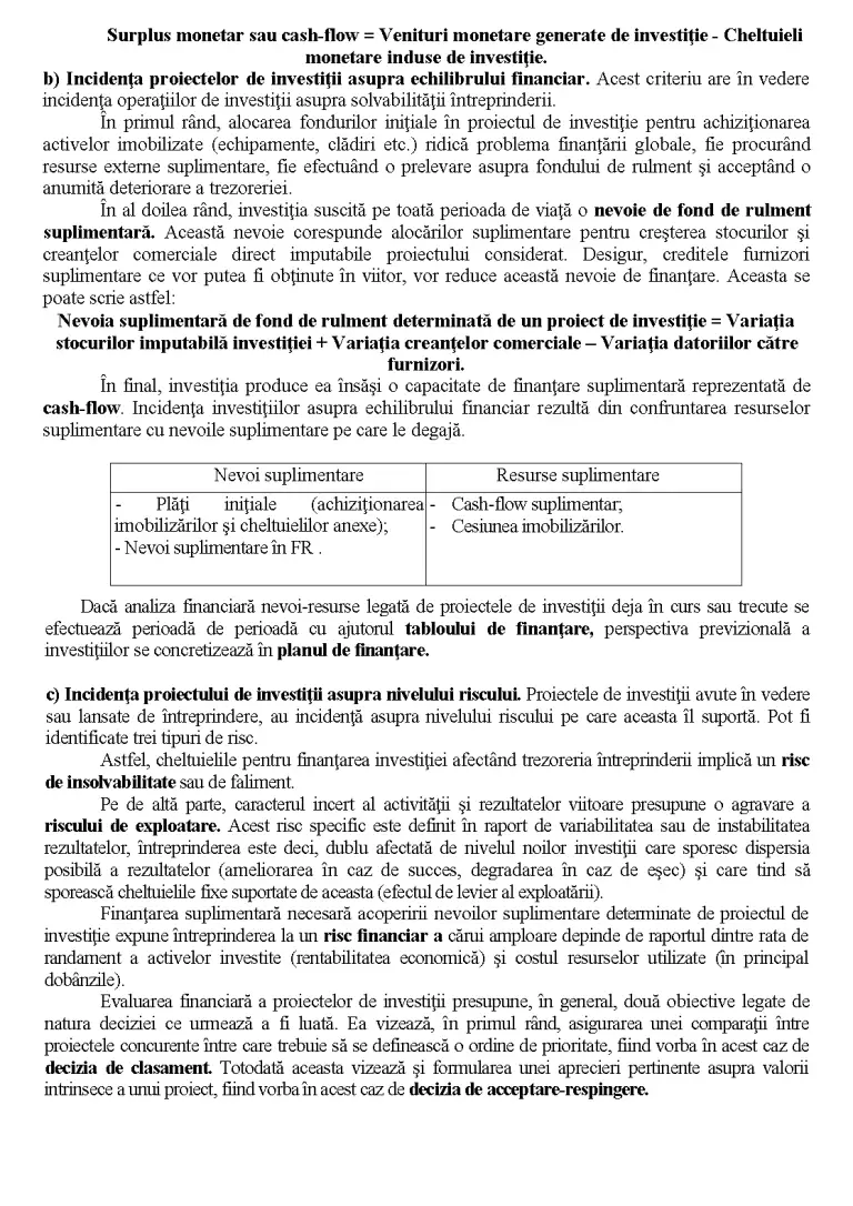 Gestiunea Financiară a Întreprinderii - Proiect - Finanțe #64200 ...