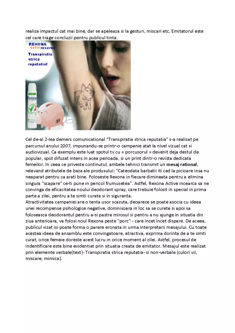 Analiză comparativă Nivea vs Rexona - Proiect - Marketing #73394 ...