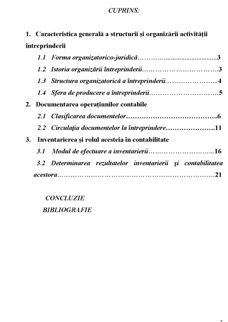 Inventarierea și documentele primare la întreprinderi - Proiect ...