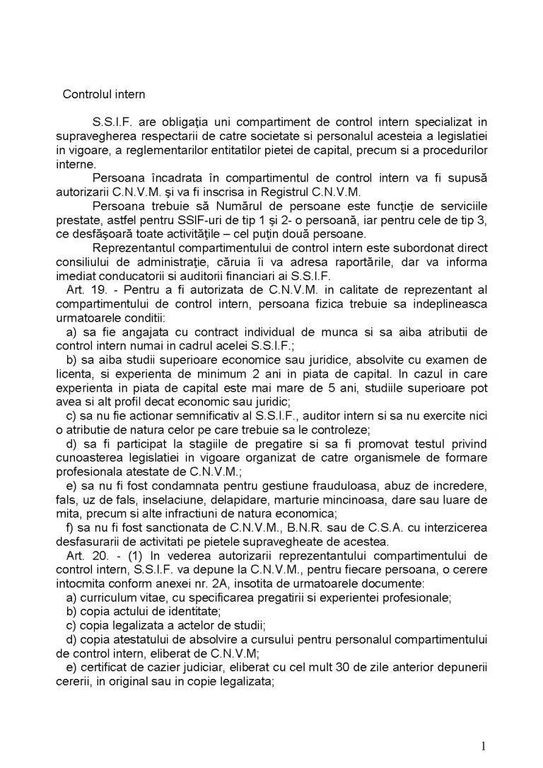 Controlul Intern SSIF - Curs - Contabilitate #78159 | RegieLive