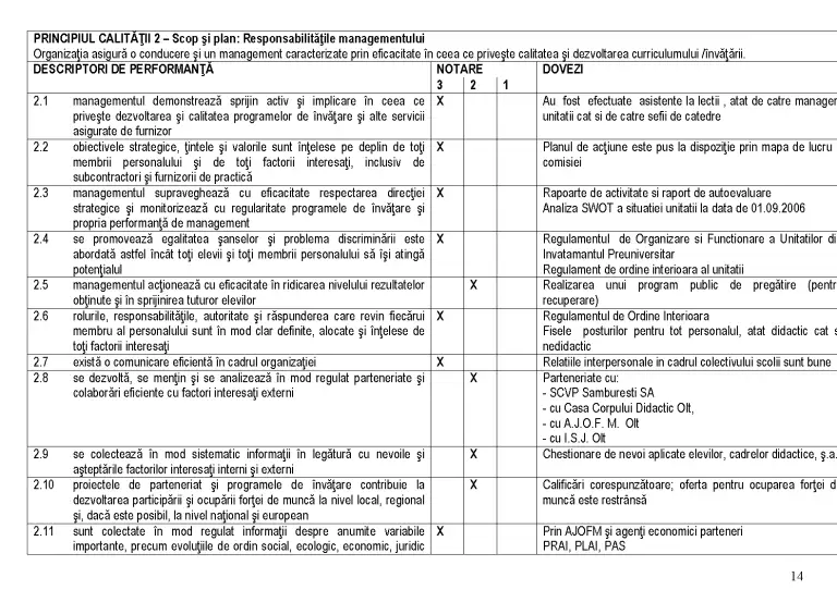 Autoevaluarea în domeniul calității - raportul de autoevaluare ...