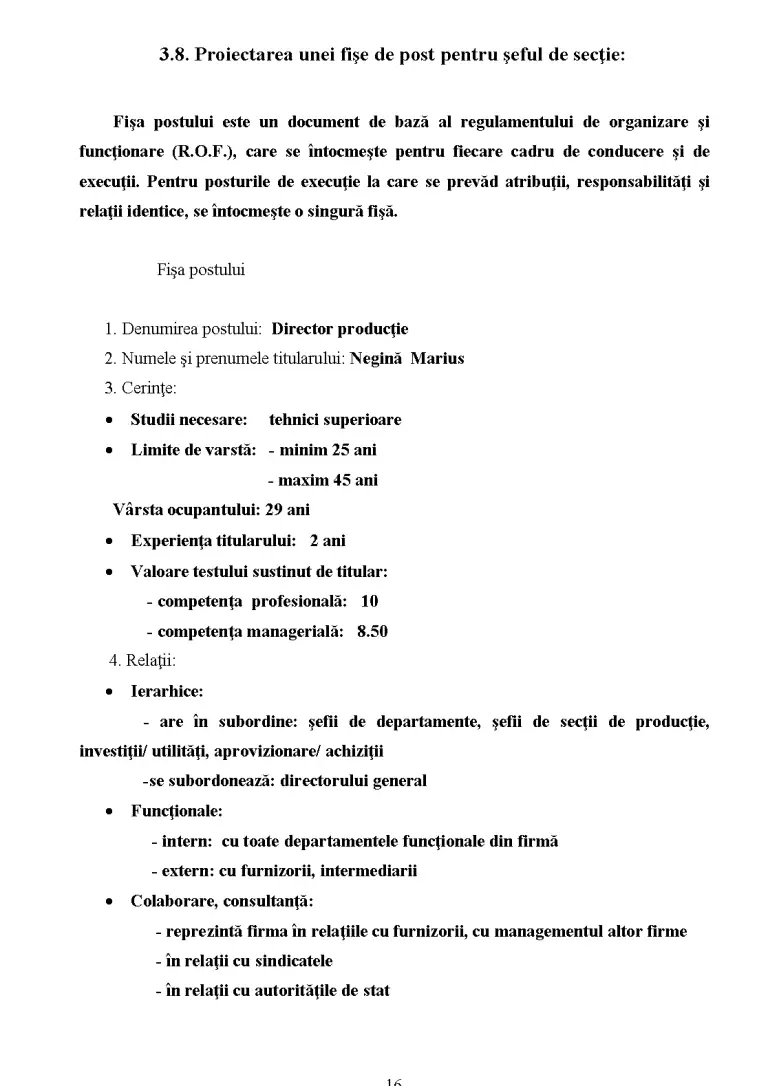 Fezabilitate - Aracet - Referat - Management #79952 | RegieLive