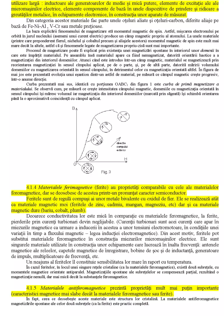 Materiale Magnetice - Curs - Electrotehnică #80946 | RegieLive