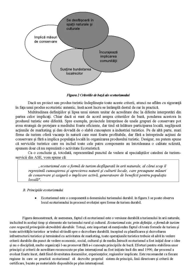 Ecoturismul - Principala Formă de Manifestare a Turismului Durabil ...
