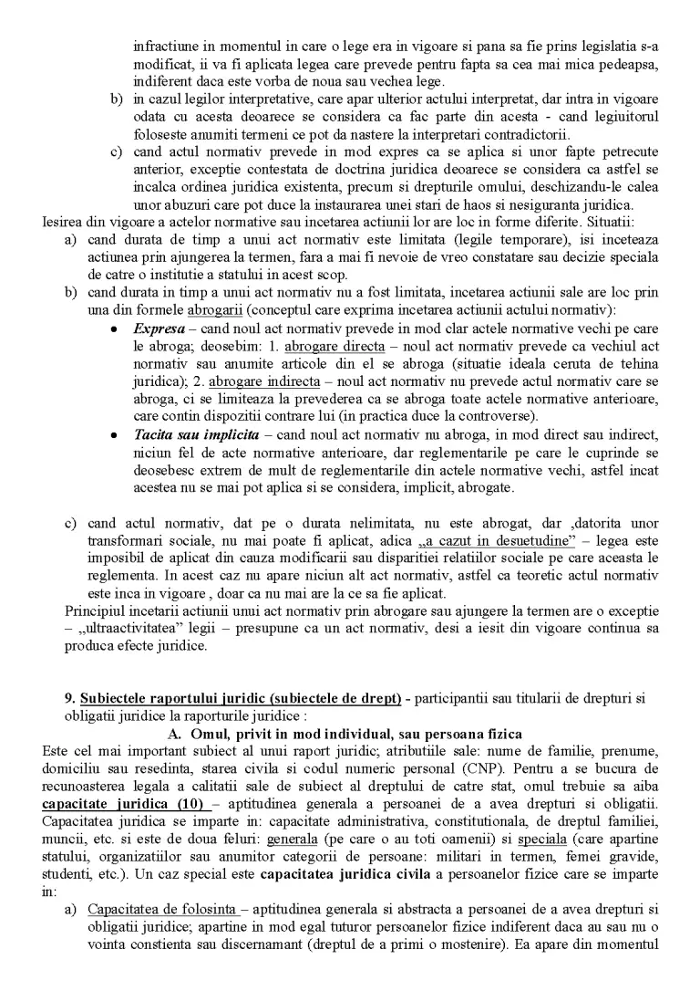 Elemente Fundamentale de Drept - Referat - Drept #84301 | RegieLive