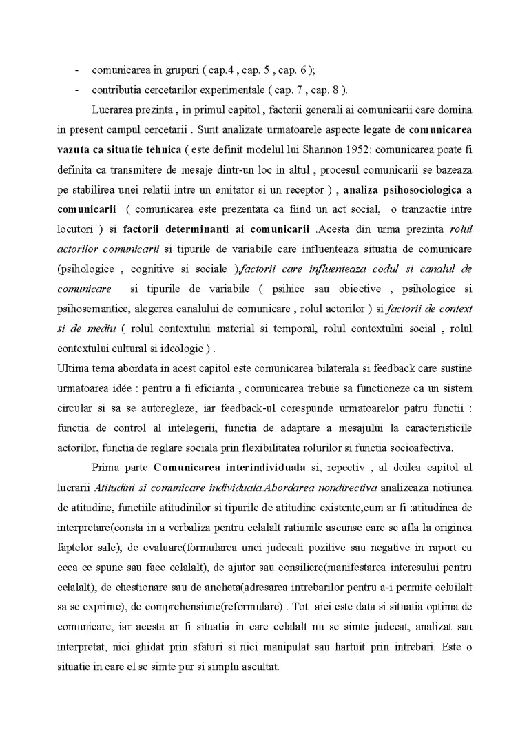 Recenzie de carte - psihologia comunicării - teorii și metode de Jean ...