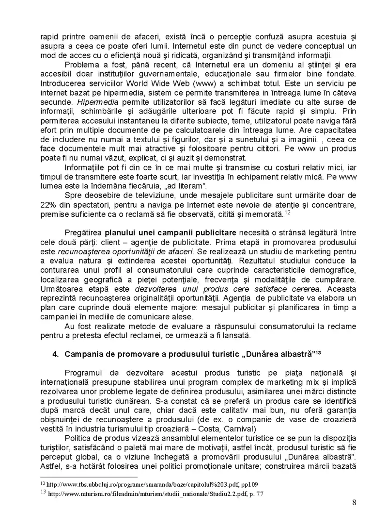 Canale de Transmitere al Mesajului Publicitar în Turism - Referat ...