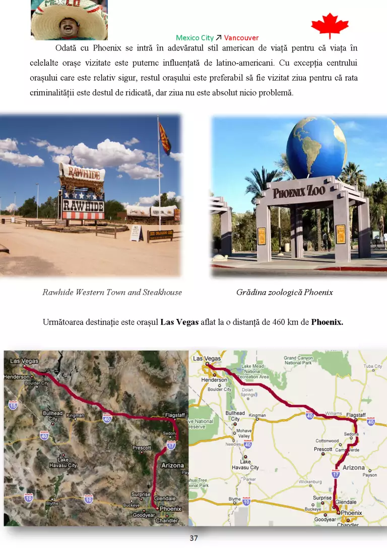 Traseu Turistic Mexico City - Vancouver - Proiect - Turism #87686 ...
