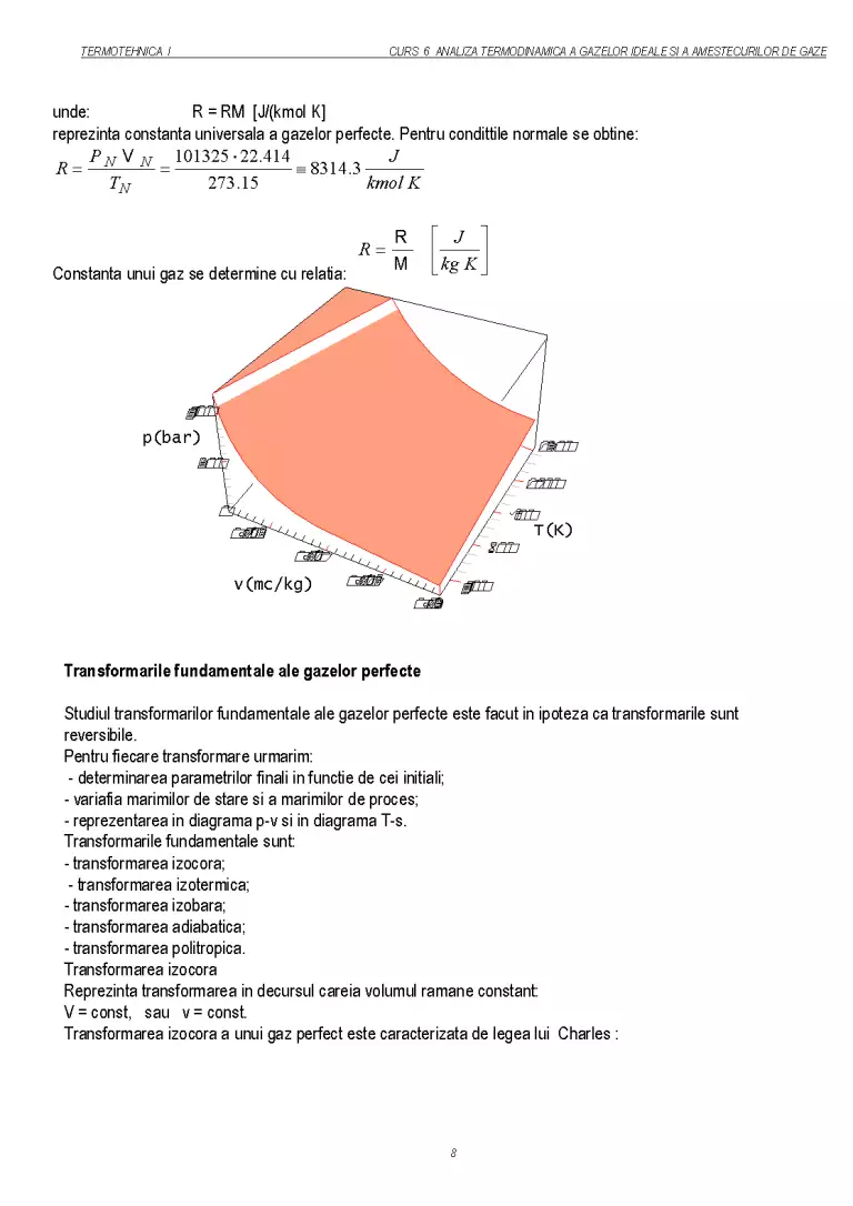 Curs 6 - analiza termodinamică a gazelor ideale și a amestecurilor de ...