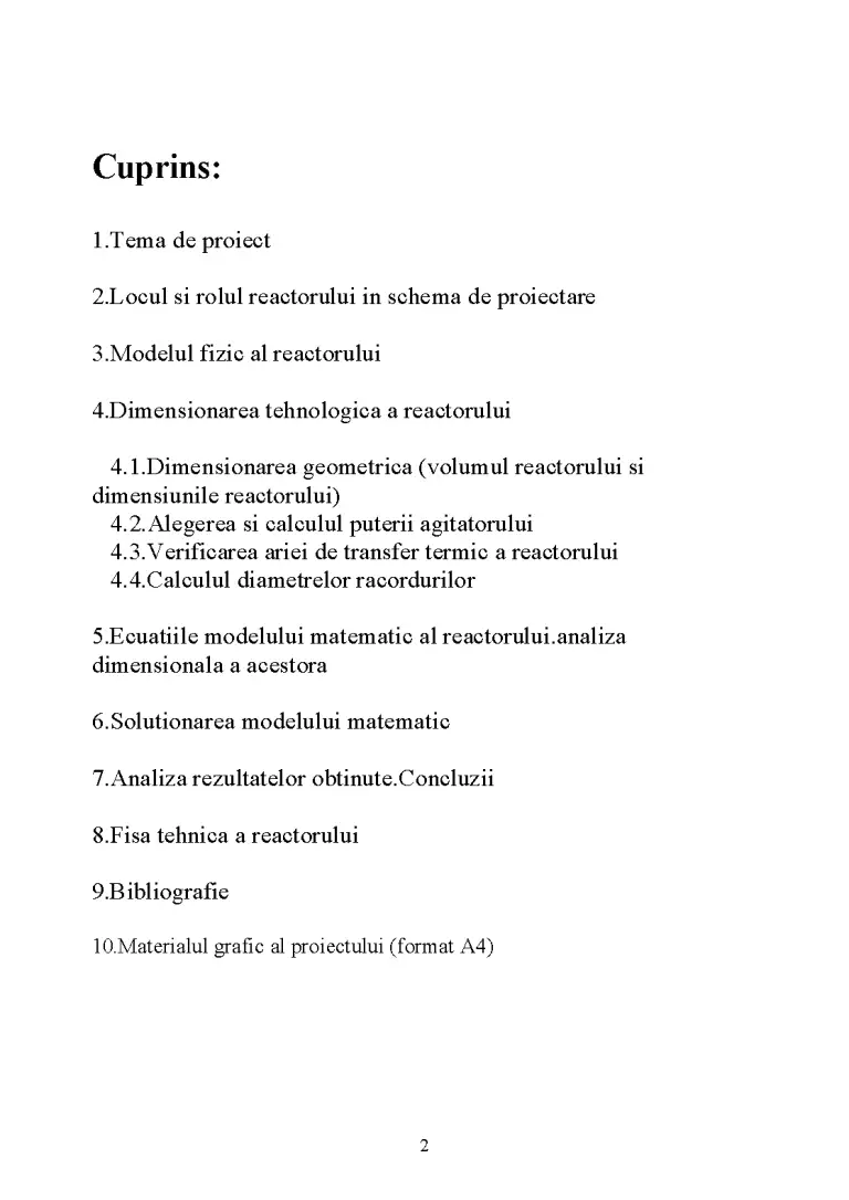 Să se dimensioneze tehnologic un reactor de fabricare a PVC prin ...