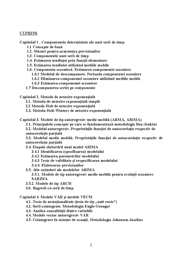 Serii Cronologice - Curs - Statistică #94419 | RegieLive