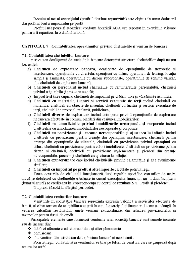 Contabilitate Bancară - Curs - Contabilitate #95154 | RegieLive