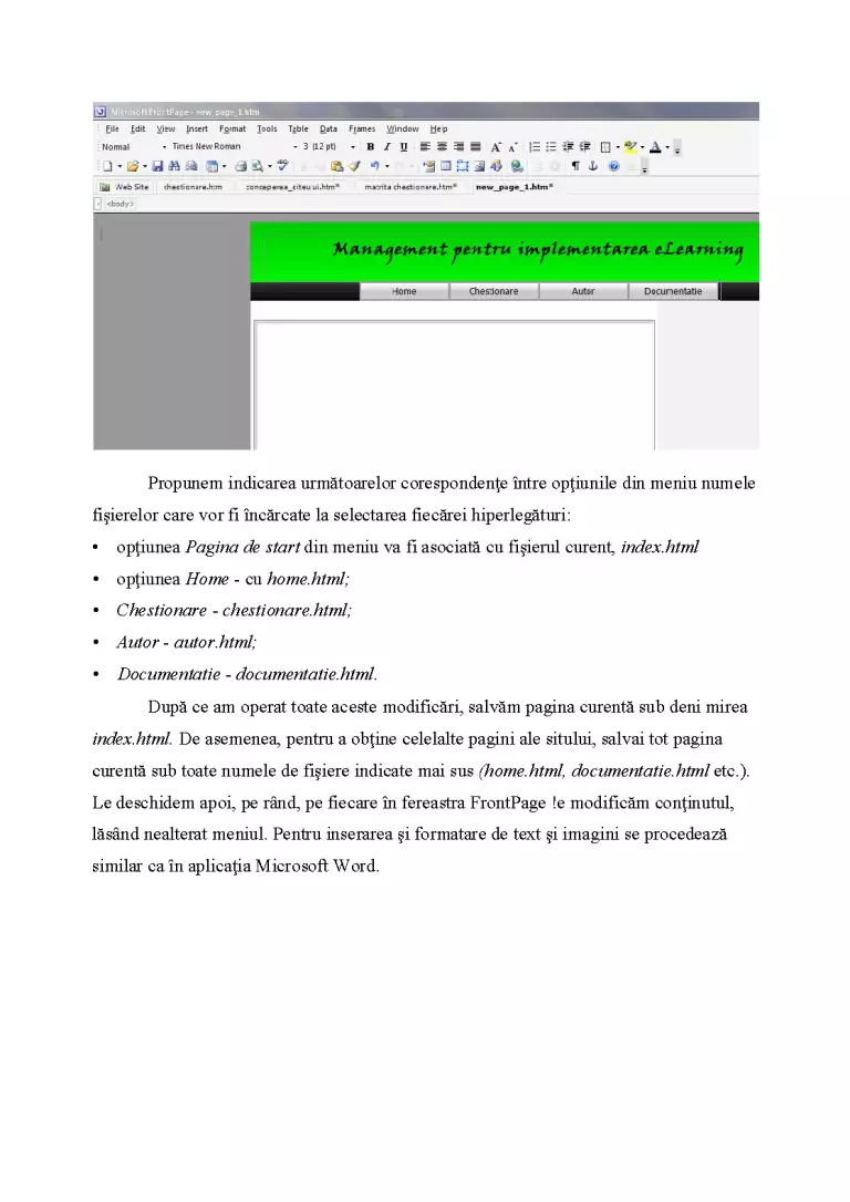 Microsoft Front Page - Laborator - Calculatoare #98908 | RegieLive